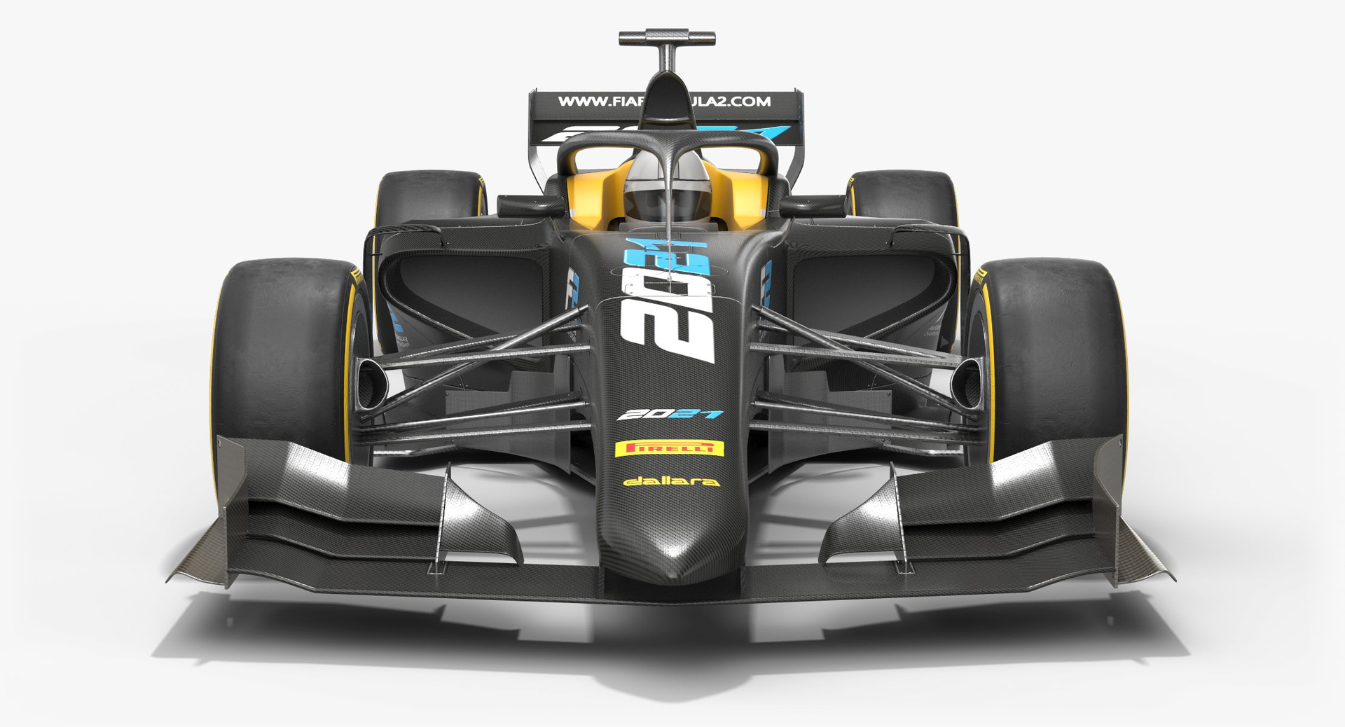 Formula 2 Dallara F2 2021 Carbon 3D model - TurboSquid 1737067