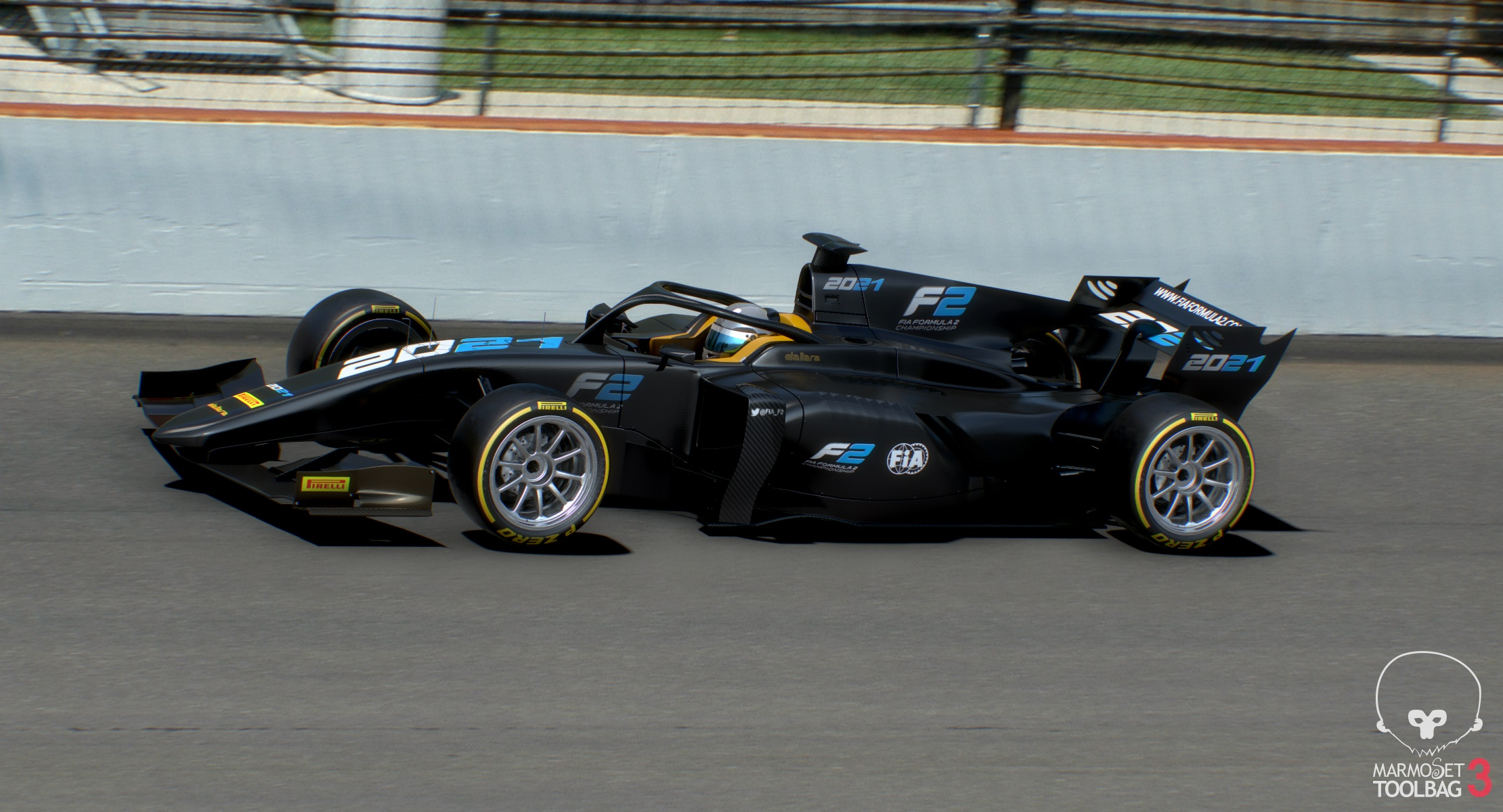 Formula 2 Dallara F2 2021 Carbon 3D model - TurboSquid 1737067