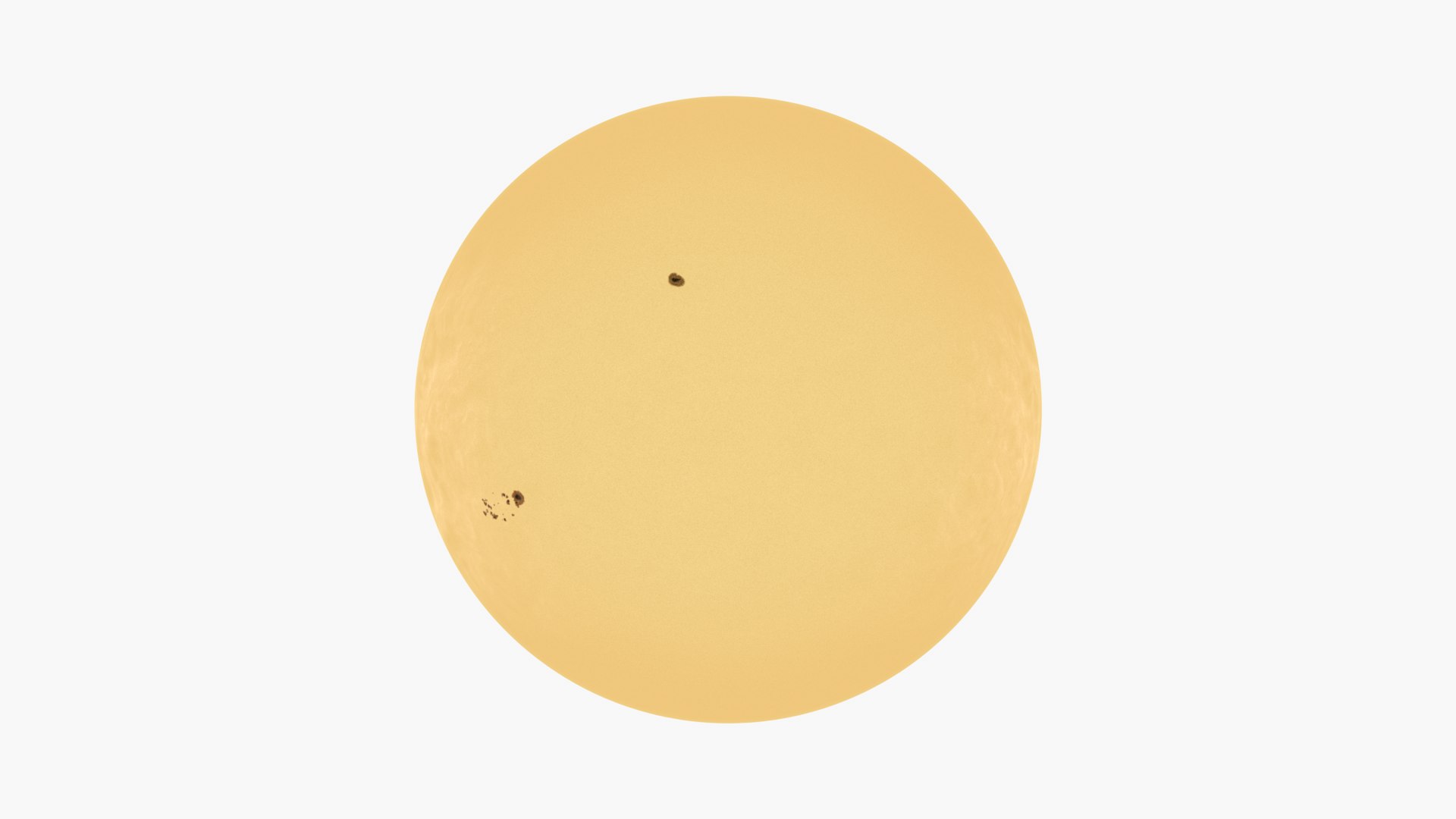 Sun in the visible spectrum 3D model - TurboSquid 1720566