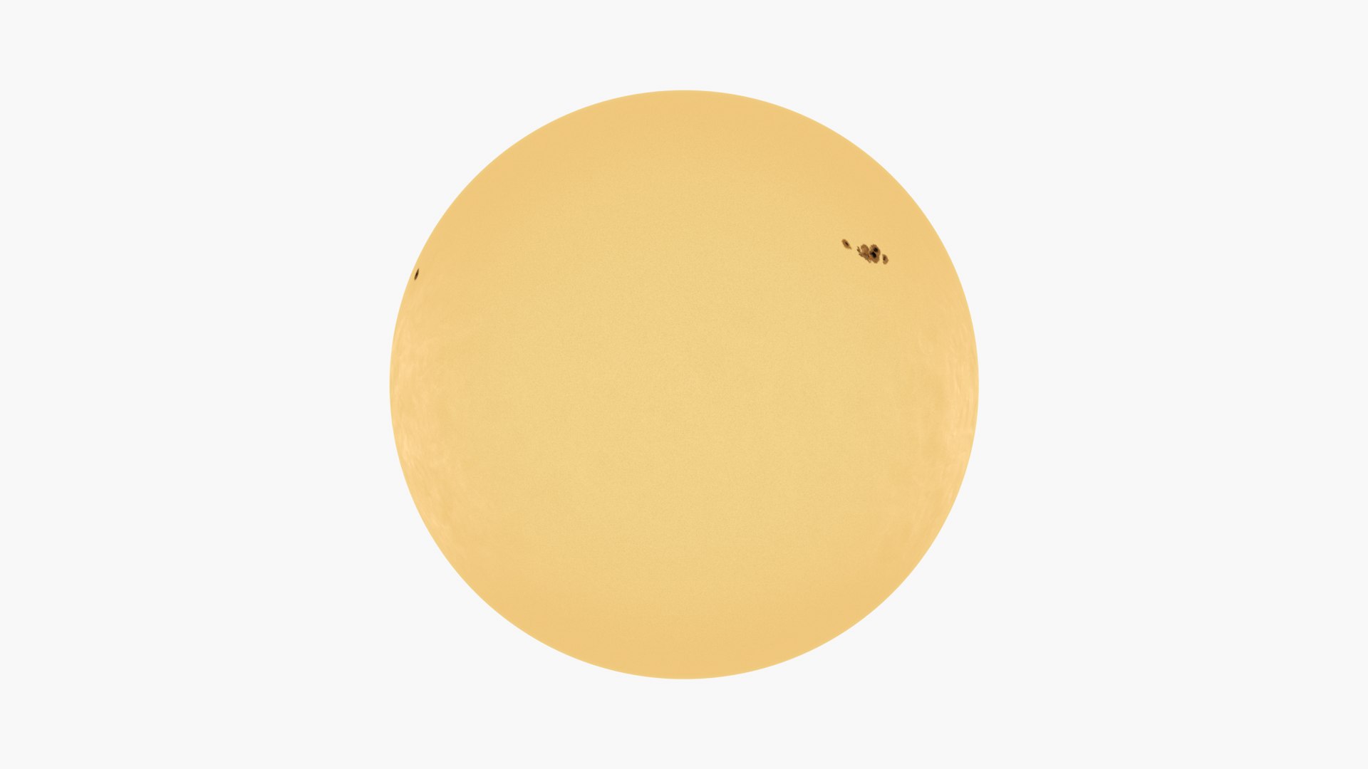 Sun in the visible spectrum 3D model - TurboSquid 1720566