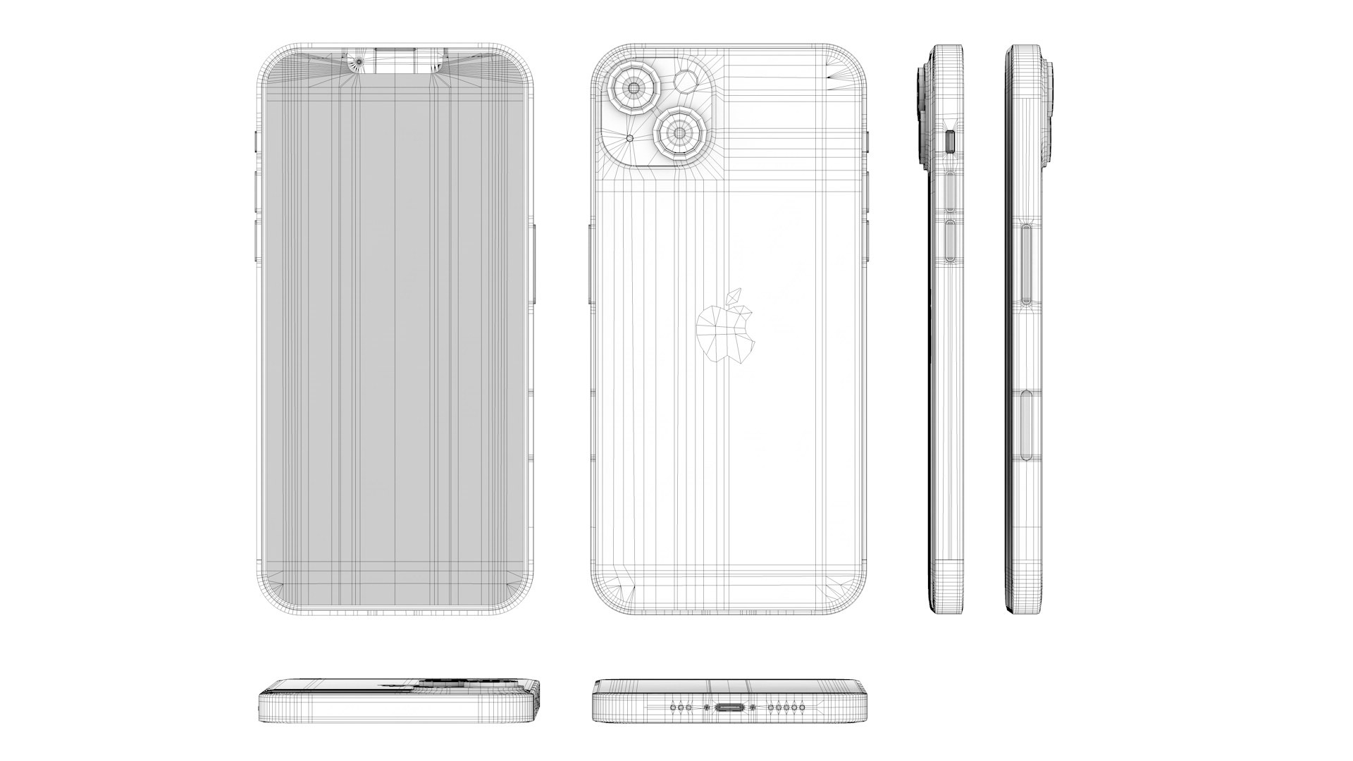 3D Model Apple IPhone 15 Black - TurboSquid 2126211