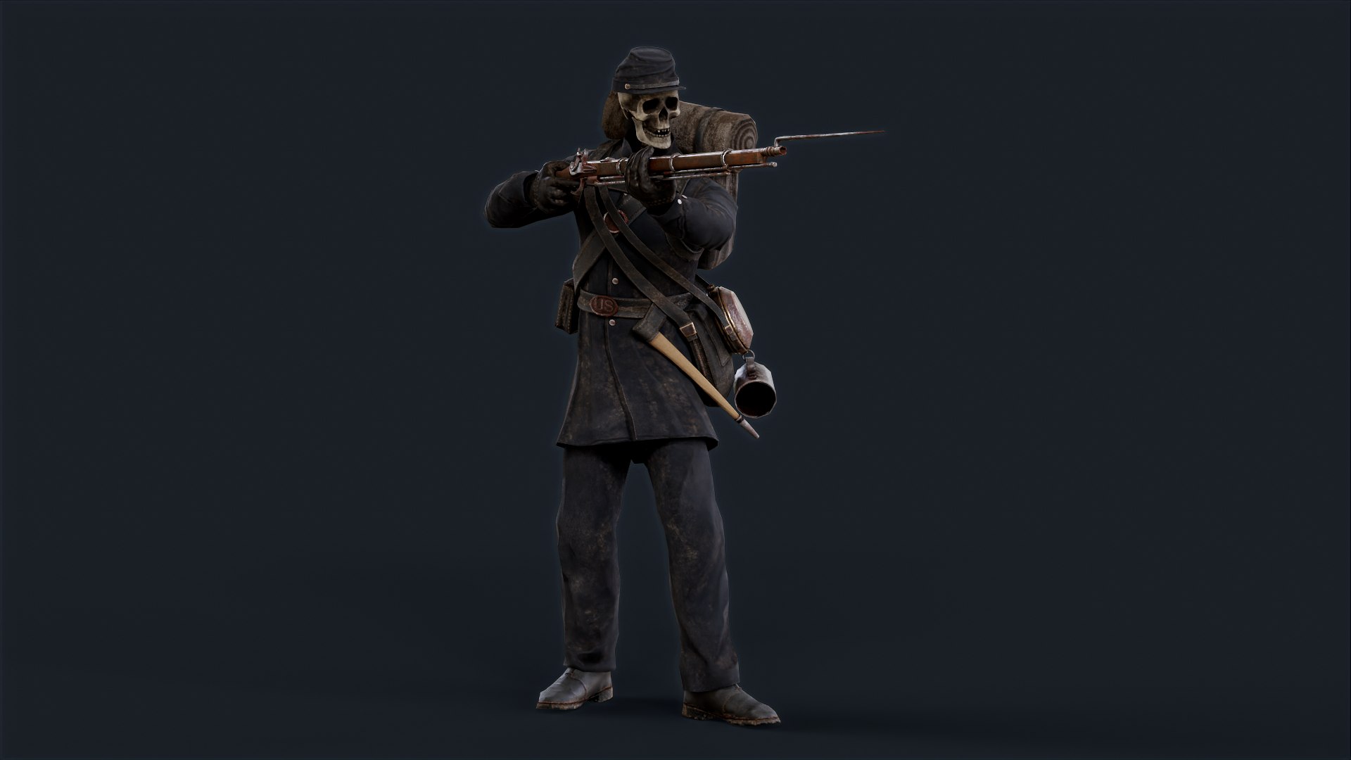 SKELETON SOLDIER 3D Model - TurboSquid 2289971