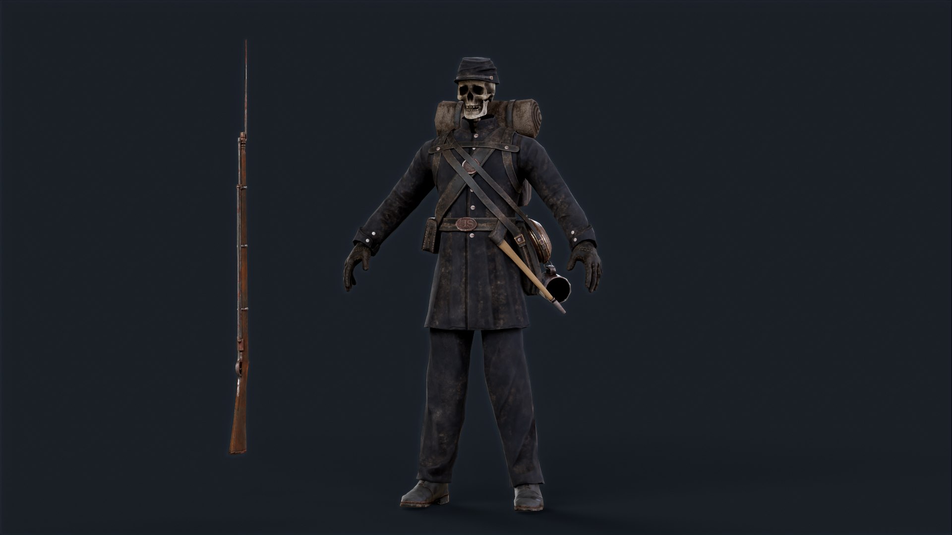 SKELETON SOLDIER 3D Model - TurboSquid 2289971