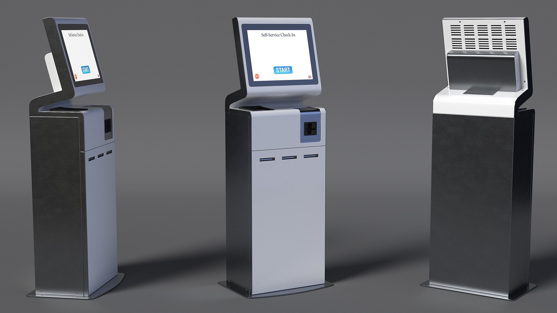 3D Airport Self-Service Kiosk - TurboSquid 2267546