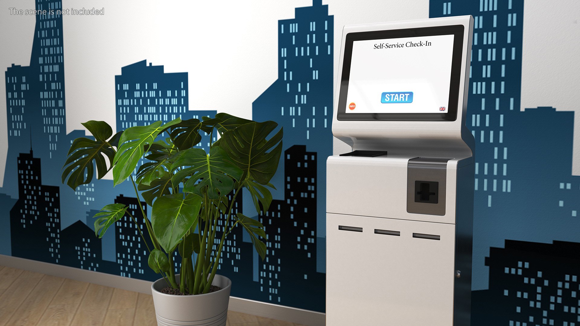 3D Airport Self-Service Kiosk - TurboSquid 2267546