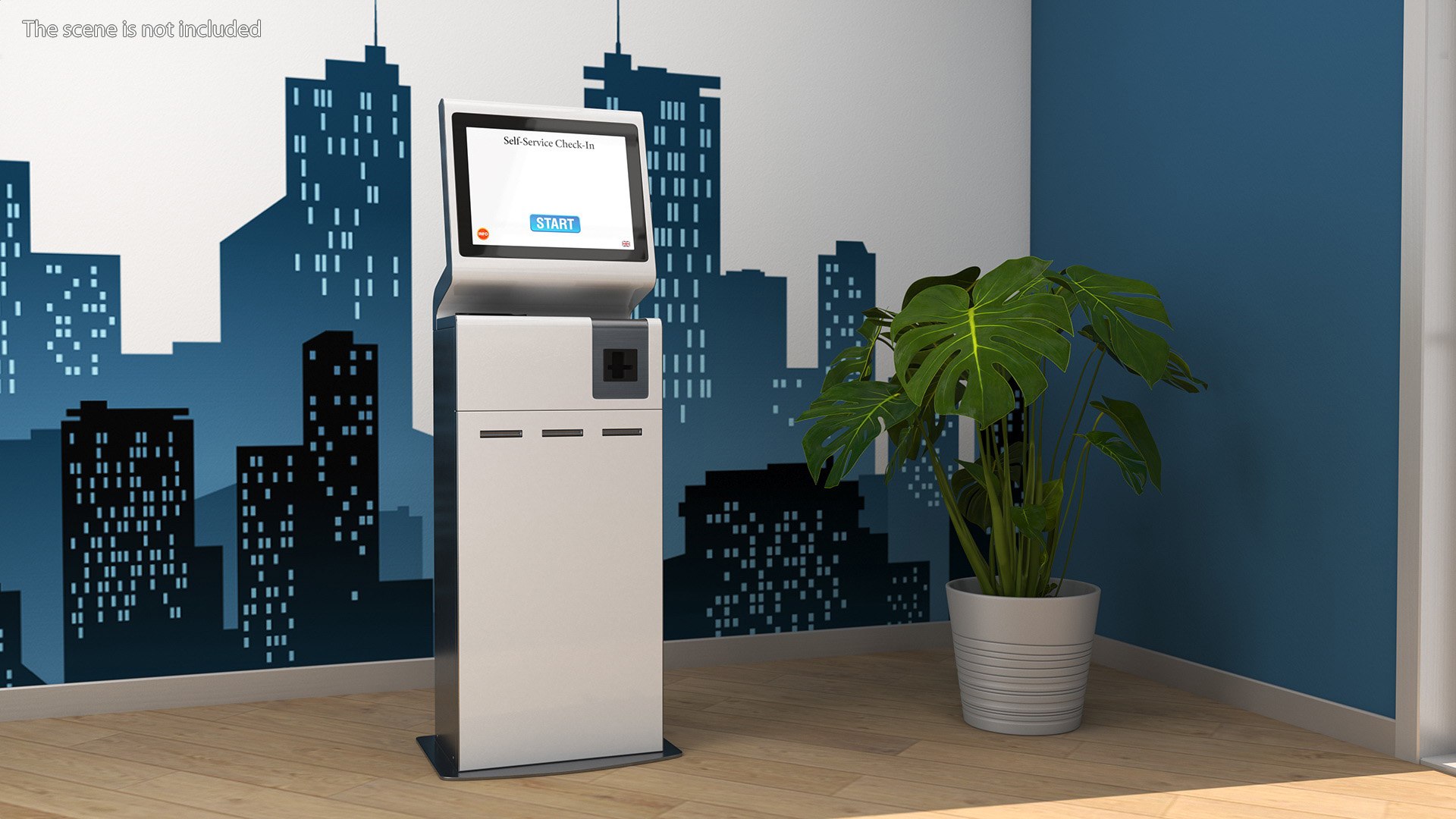 3D Airport Self-Service Kiosk - TurboSquid 2267546