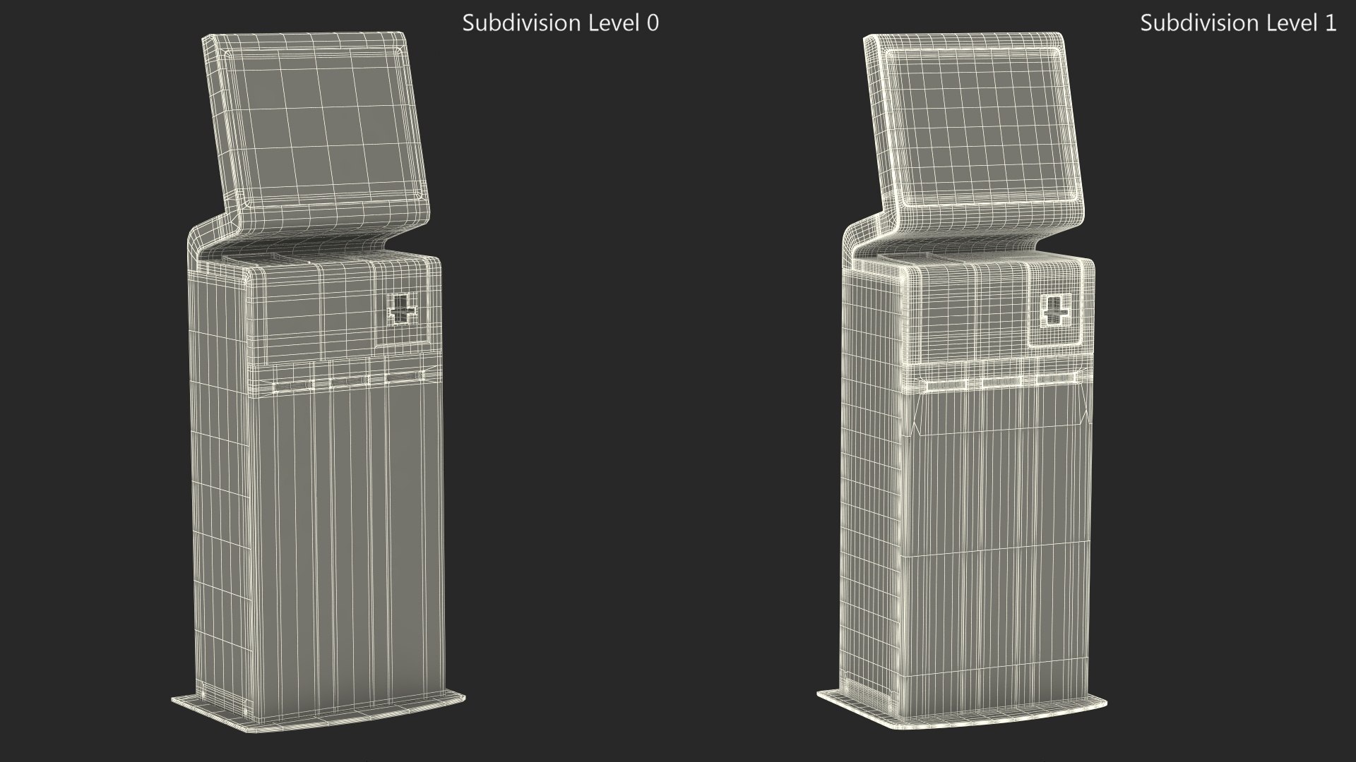 3D Airport Self-Service Kiosk - TurboSquid 2267546