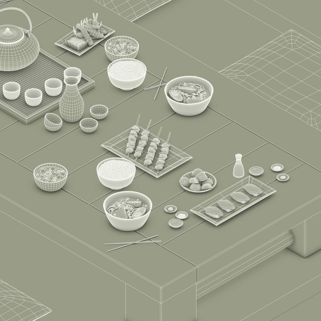 3D Isometric Japanese - TurboSquid 1591286