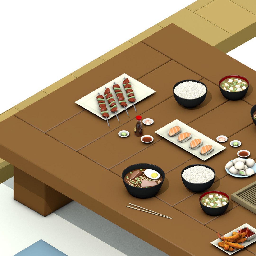 3D Isometric Japanese - TurboSquid 1591286