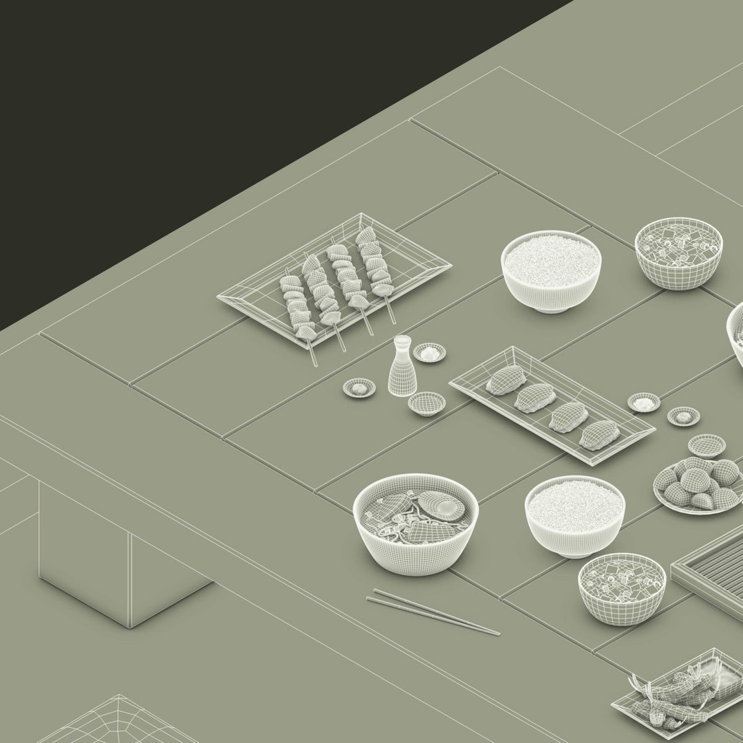3D Isometric Japanese - TurboSquid 1591286