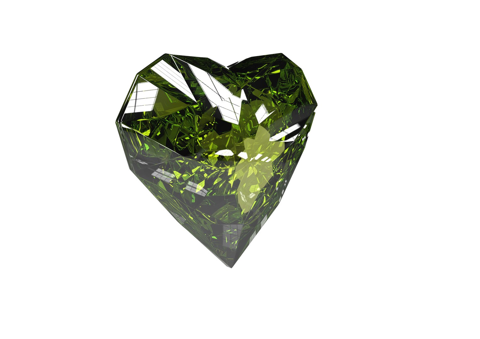 3D Heart Gem Stone Model - TurboSquid 1534694