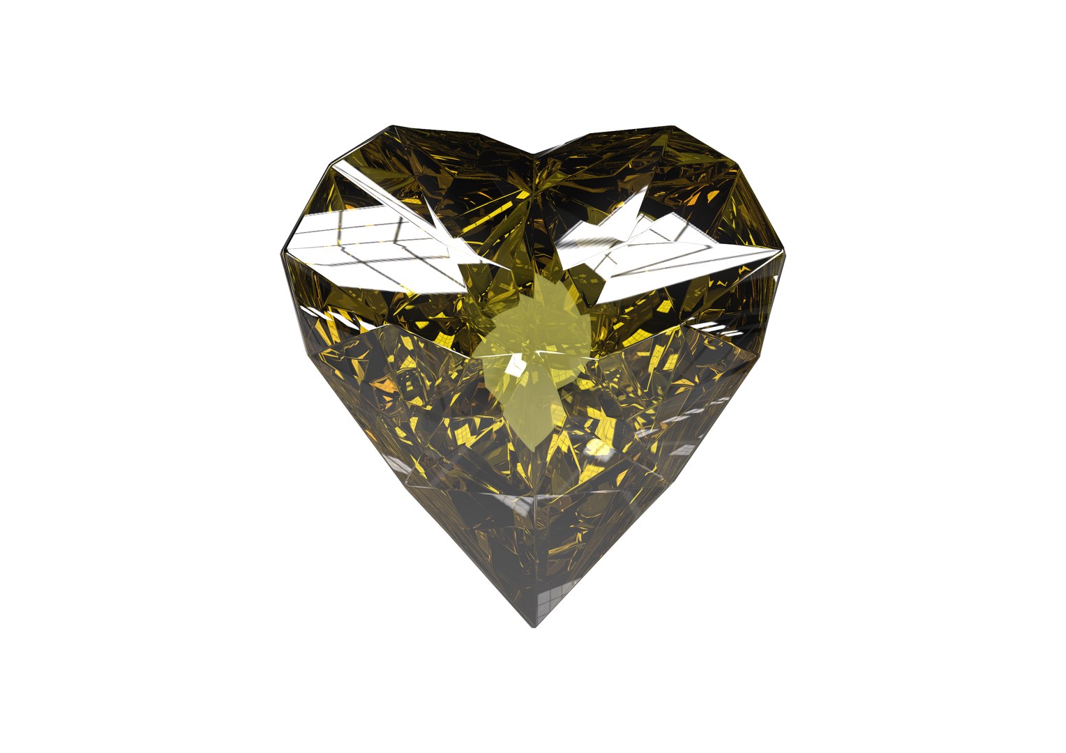 3D Heart Gem Stone Model - TurboSquid 1534694