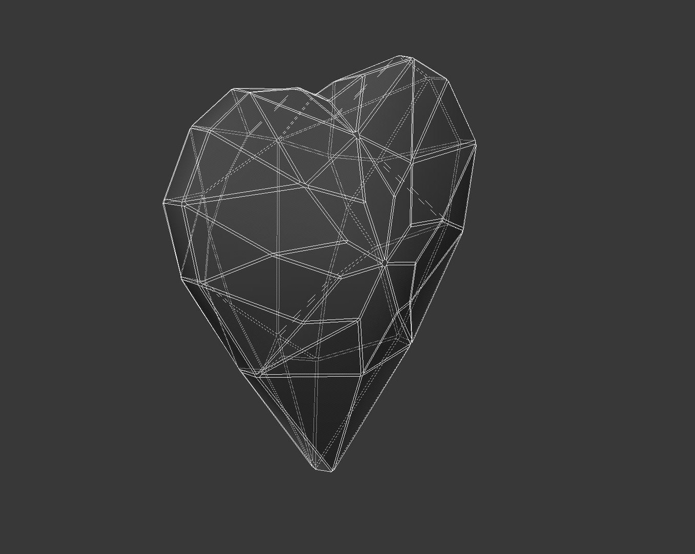 3D Heart Gem Stone Model - TurboSquid 1534694