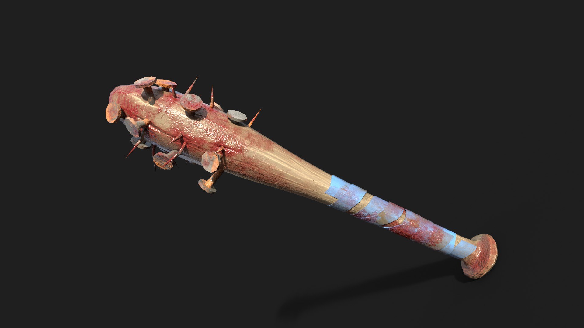 Nailed Bat 3D model - TurboSquid 2179219