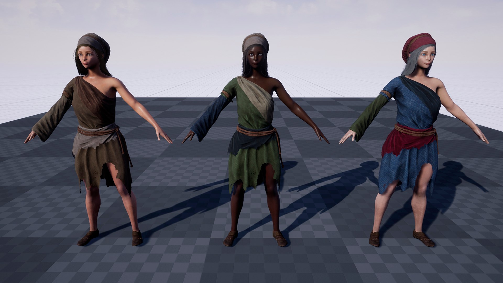 3D Poor Peasant - TurboSquid 1853947