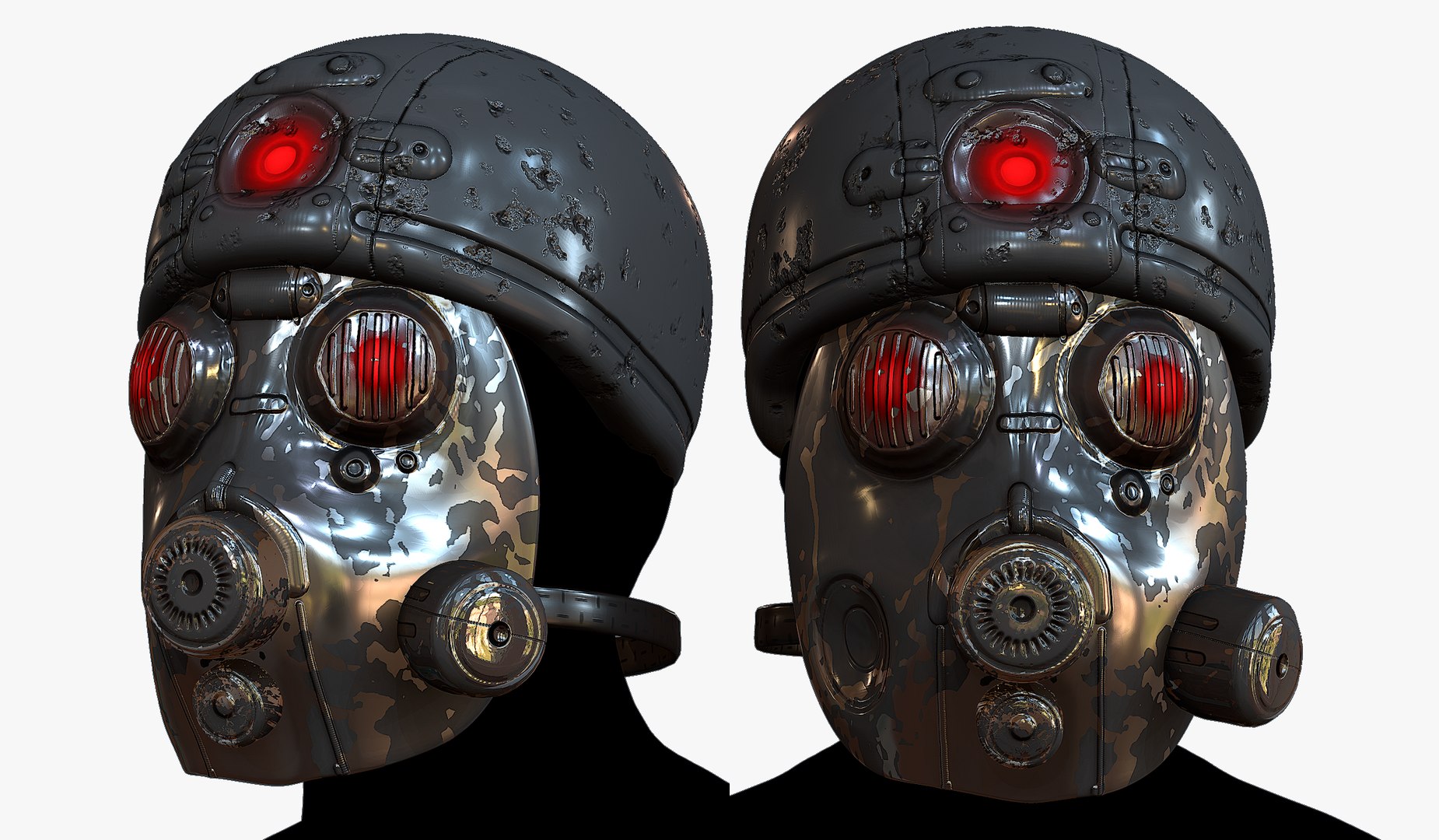 Gas Mask 3D Model - TurboSquid 1707675