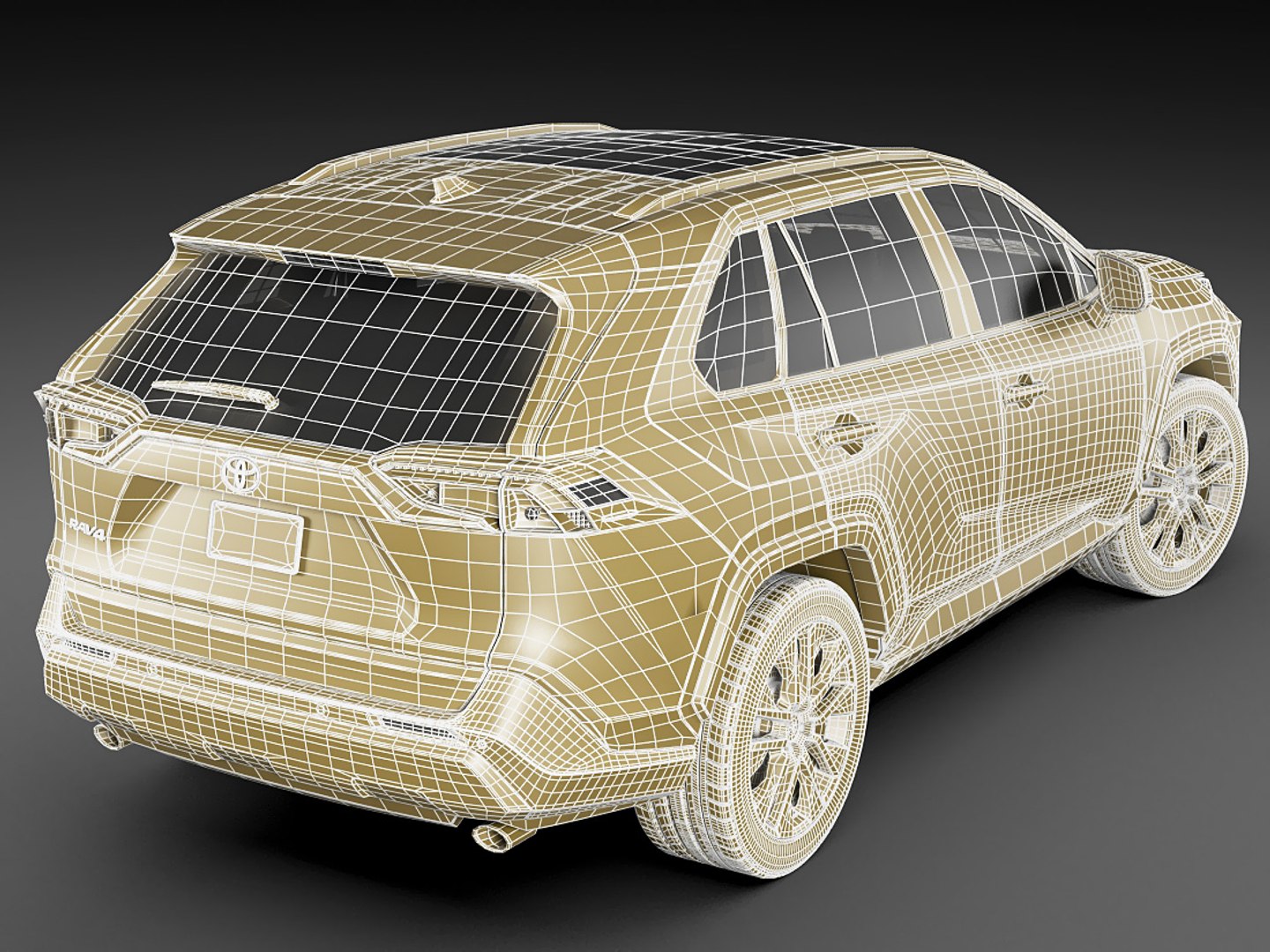 Toyota Rav4 Rav 3D Model - TurboSquid 1286474