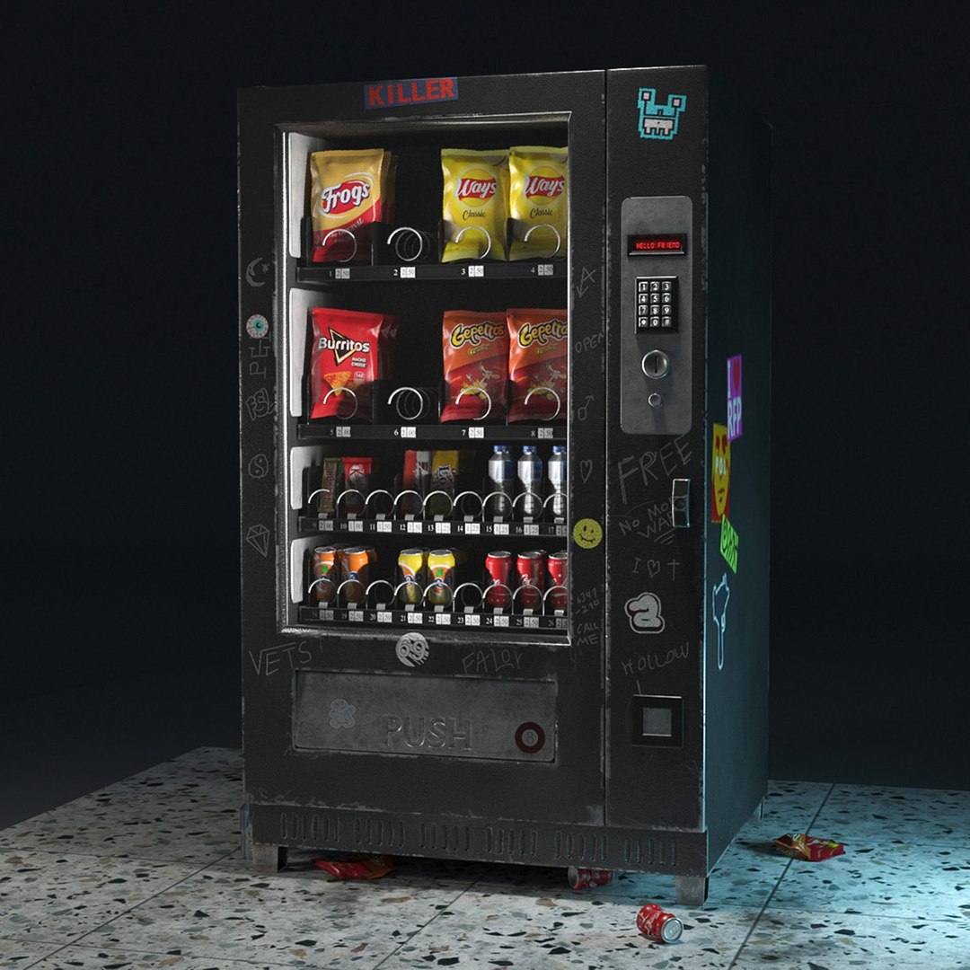 3D model vending machine - TurboSquid 1634746