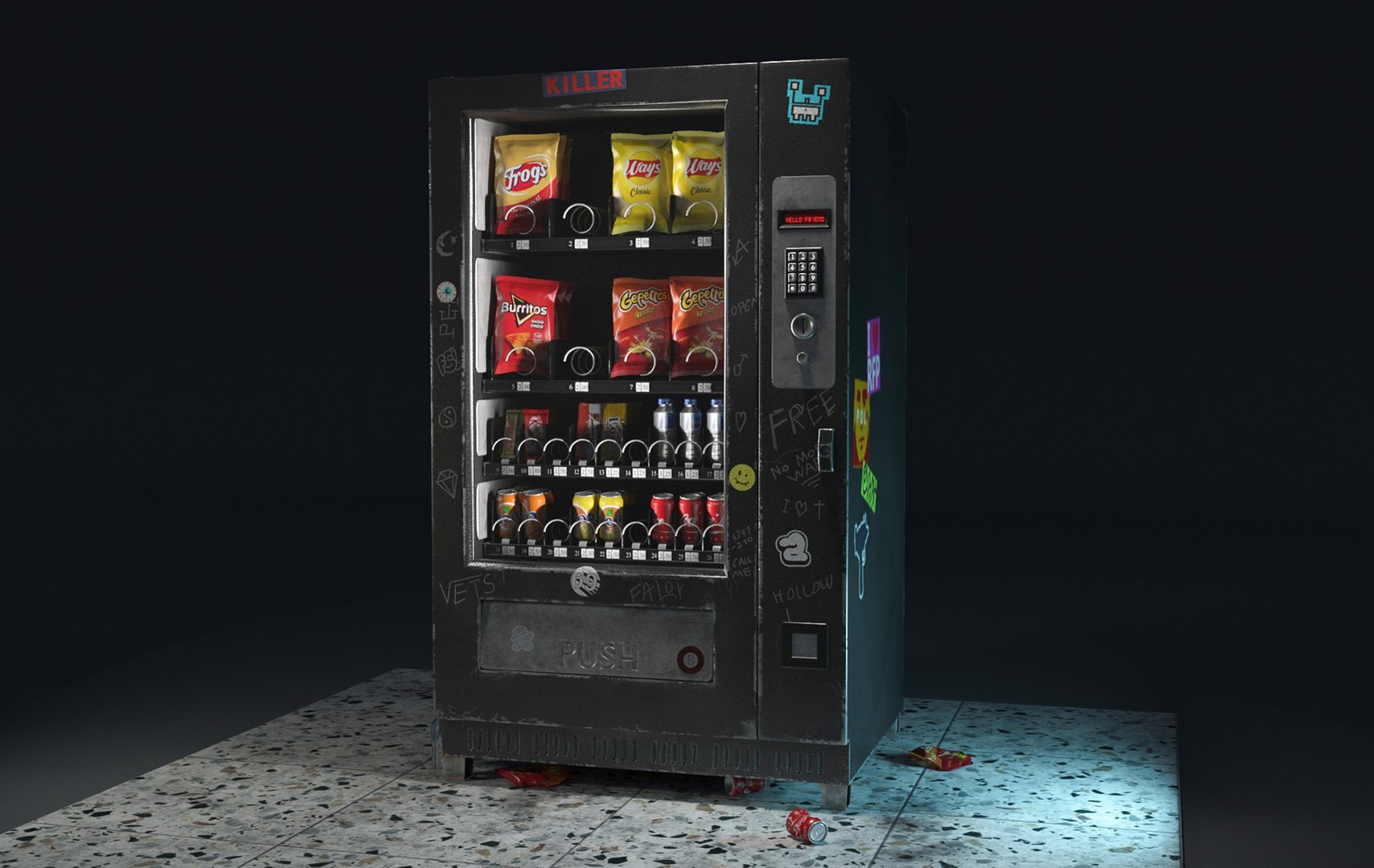 3D model vending machine - TurboSquid 1634746