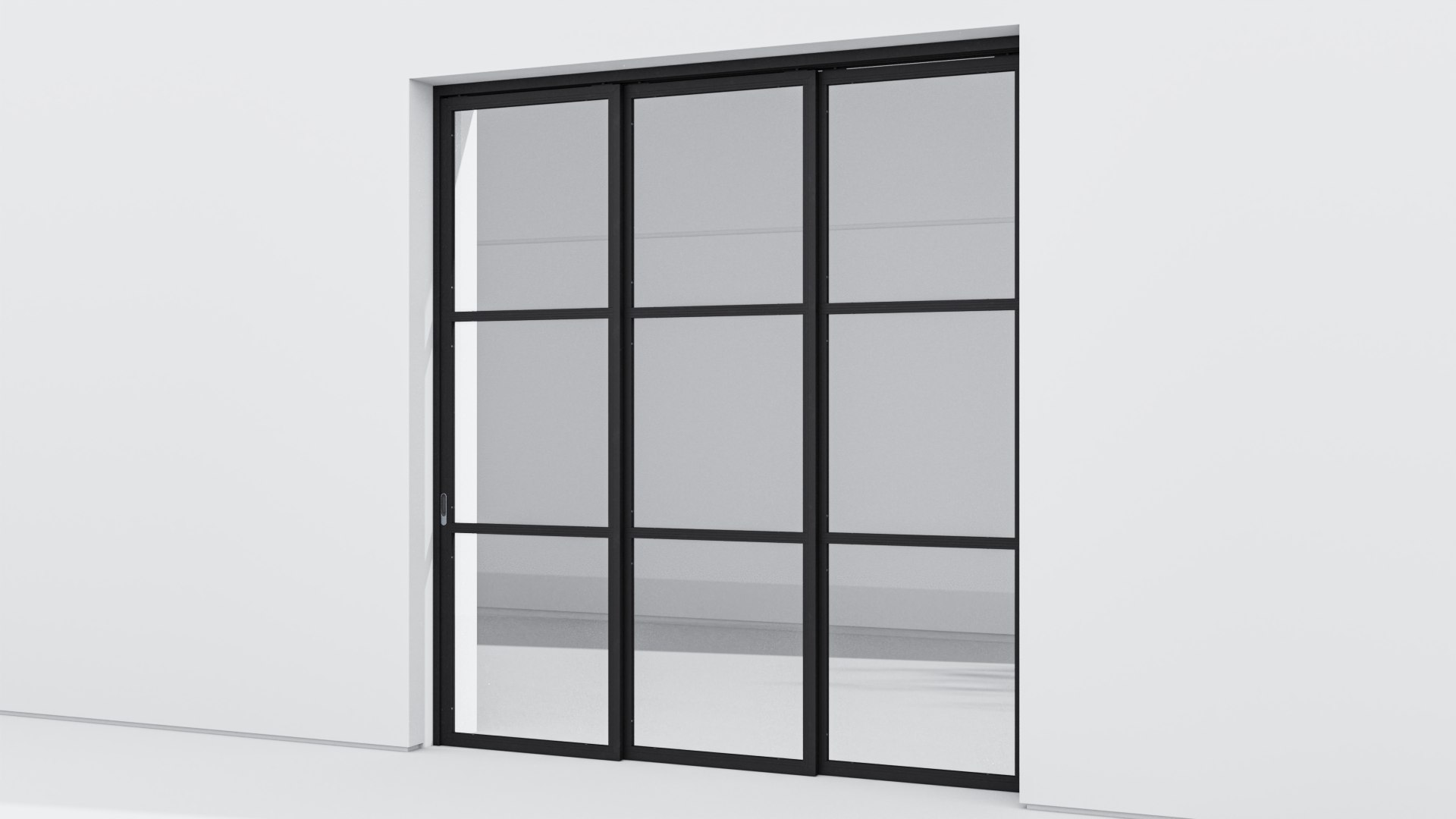 Aluminium Door 298 3D Model - TurboSquid 2054672