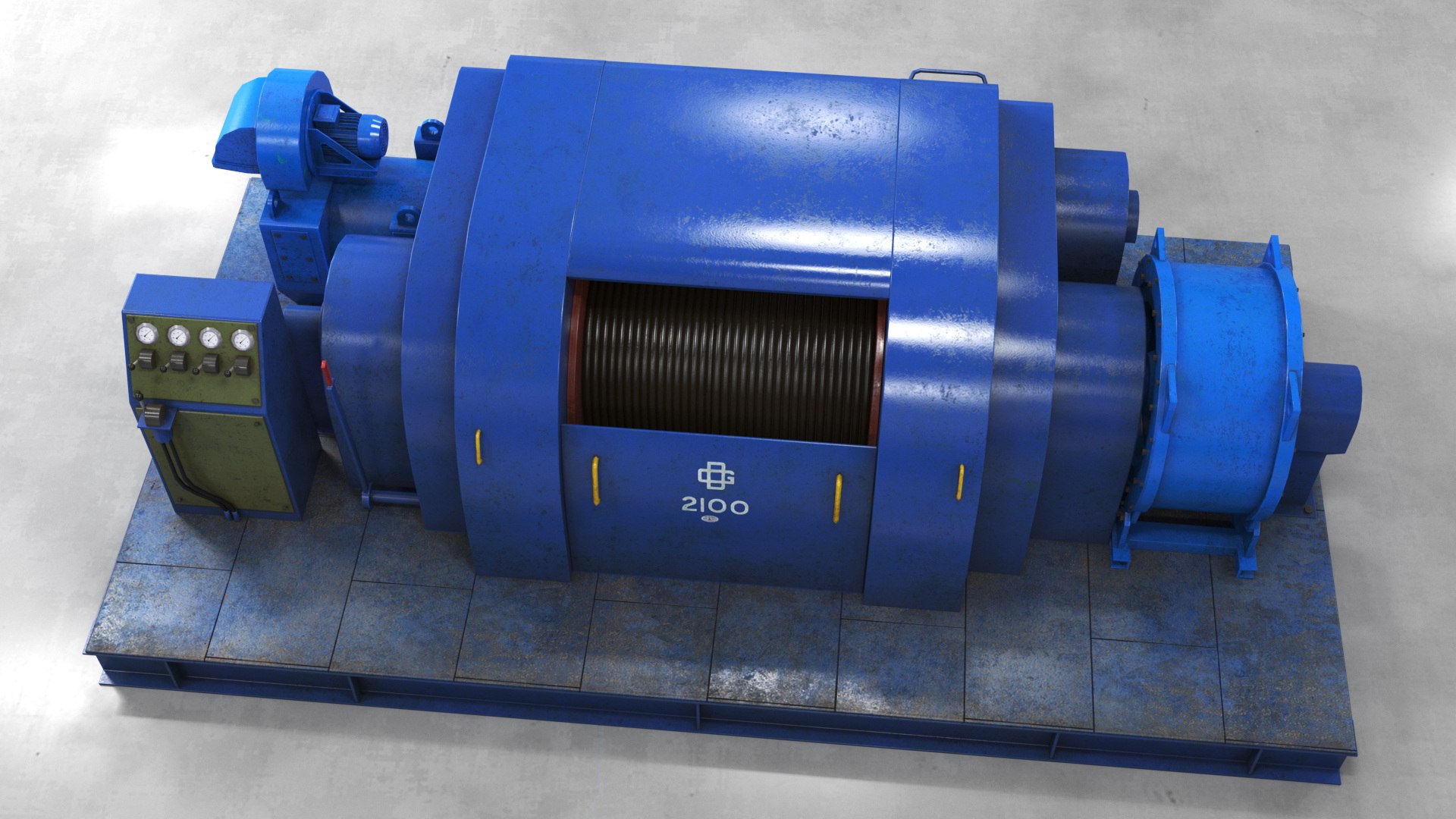 Drawworks For Drilling Rig 3D Model - TurboSquid 2321590