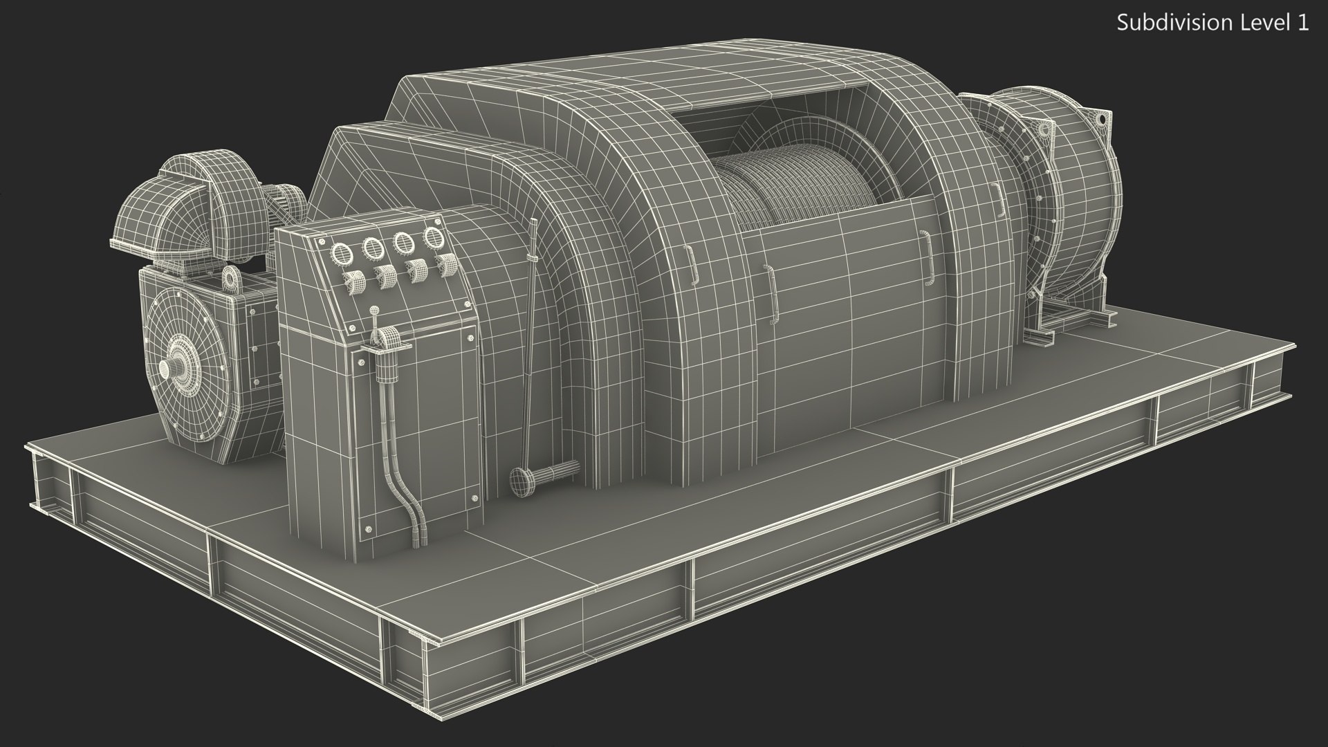 Drawworks For Drilling Rig 3D Model - TurboSquid 2321590