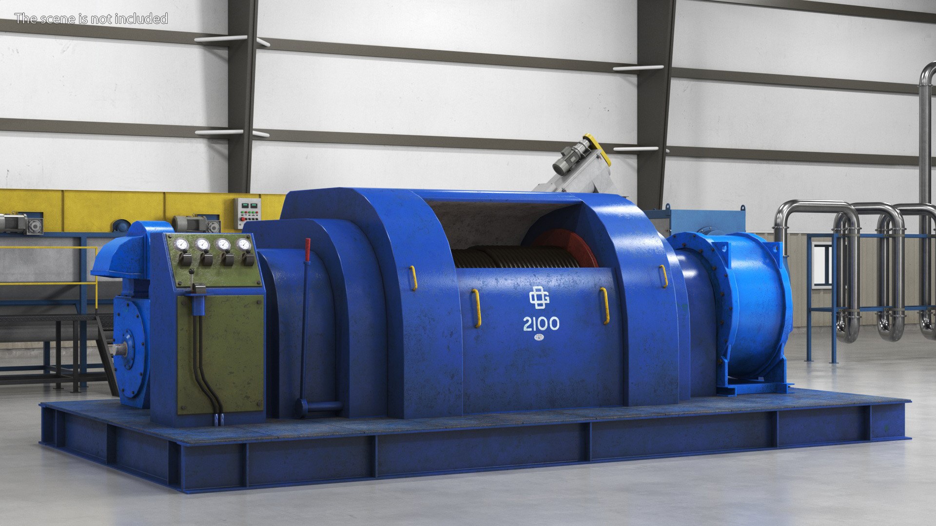 Drawworks For Drilling Rig 3D Model - TurboSquid 2321590