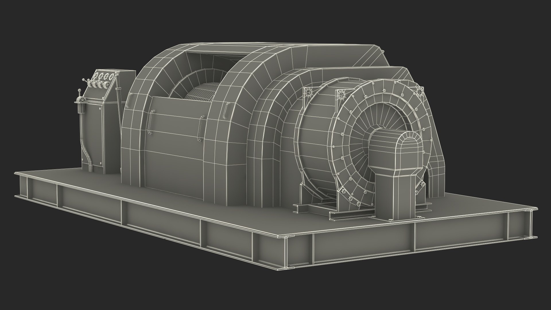 Drawworks For Drilling Rig 3D Model - TurboSquid 2321590
