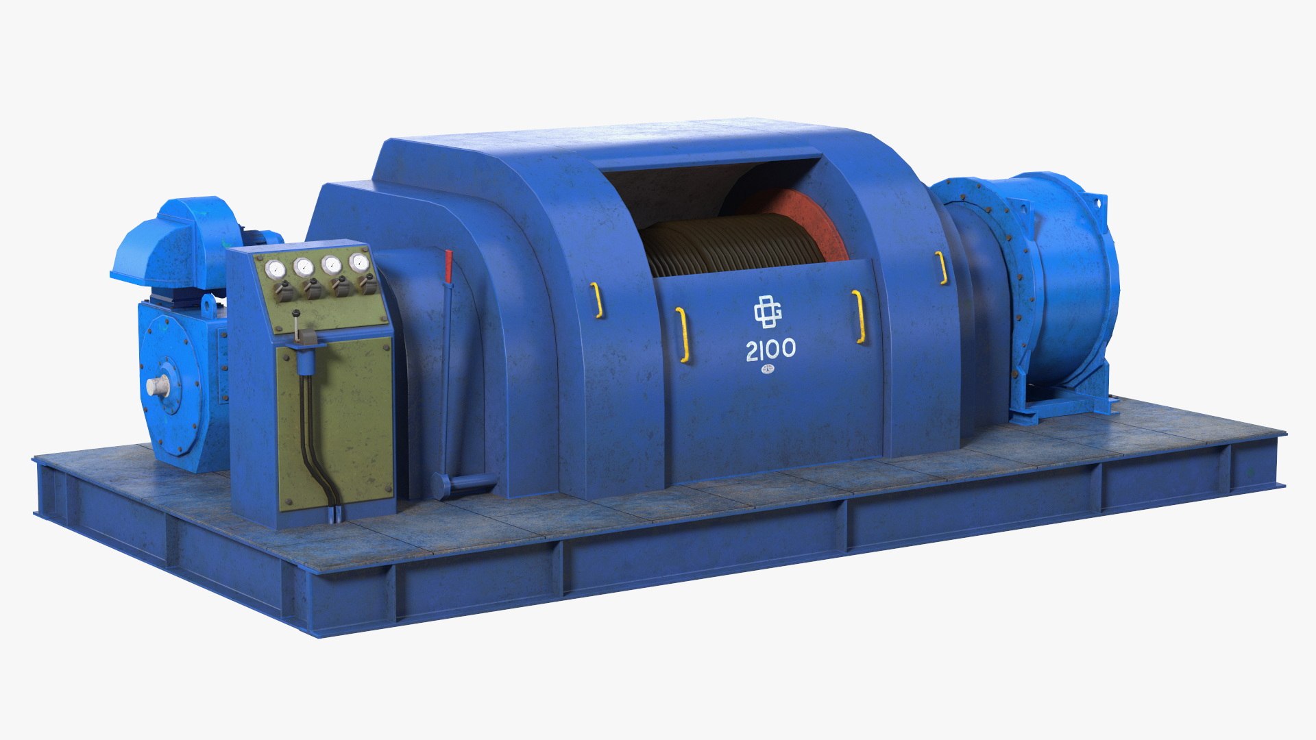Drawworks For Drilling Rig 3D Model - TurboSquid 2321590