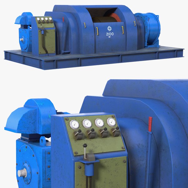 modelo 3d Malacates para plataformas de perforación - TurboSquid 2321590