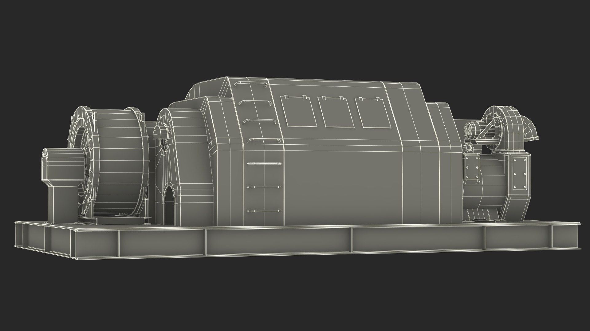 Drawworks For Drilling Rig 3D Model - TurboSquid 2321590