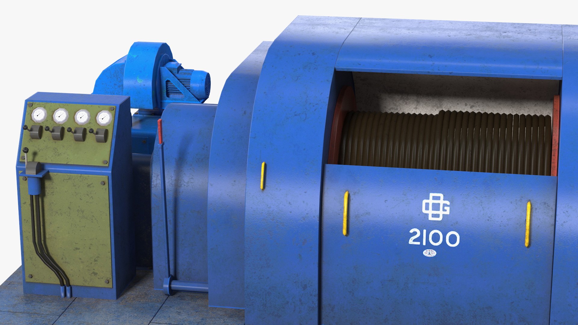 Drawworks For Drilling Rig 3D Model - TurboSquid 2321590