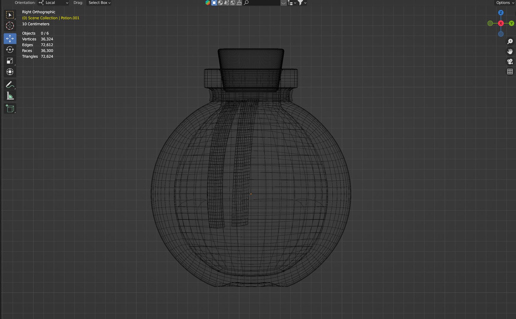 3D Model Glass Magic Potion - TurboSquid 1989726