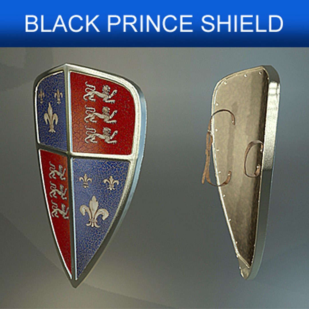 shield black prince 3d model