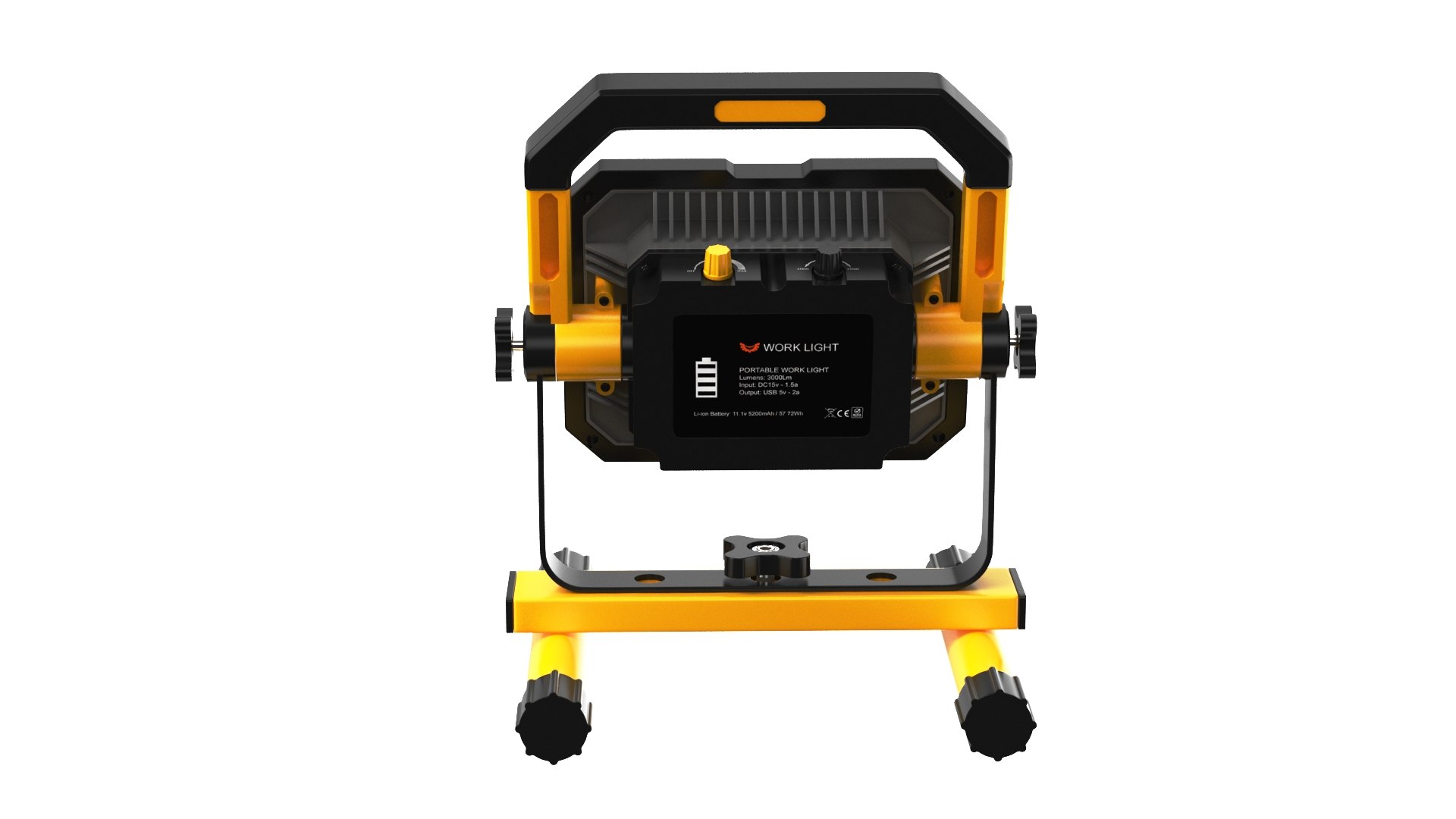 Detailed Construction Mobile Light 3D Model - TurboSquid 2110077