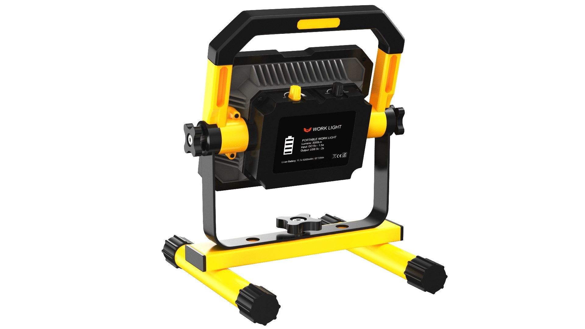 Detailed Construction Mobile Light 3D Model - TurboSquid 2110077