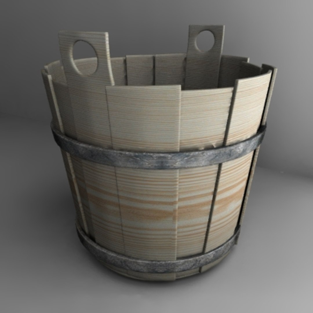 3d bucket model
