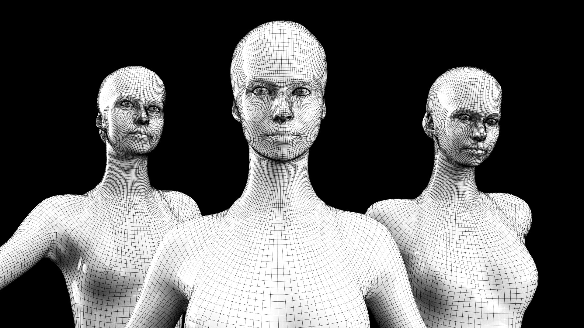 Scanned Beautiful Young Woman 3D Model - TurboSquid 1476721