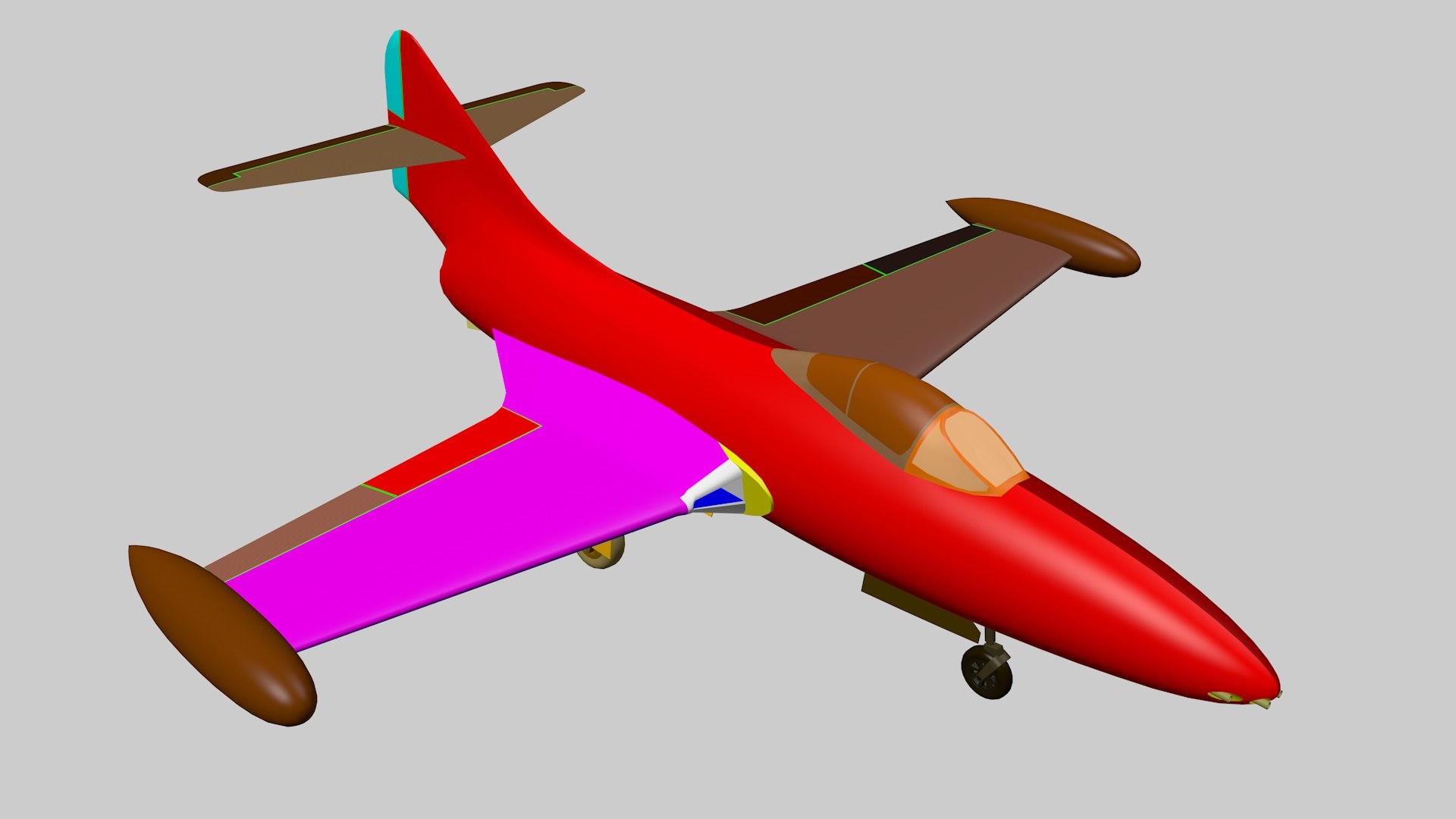 3D F-9F AIRCRAFT - TurboSquid 2085471