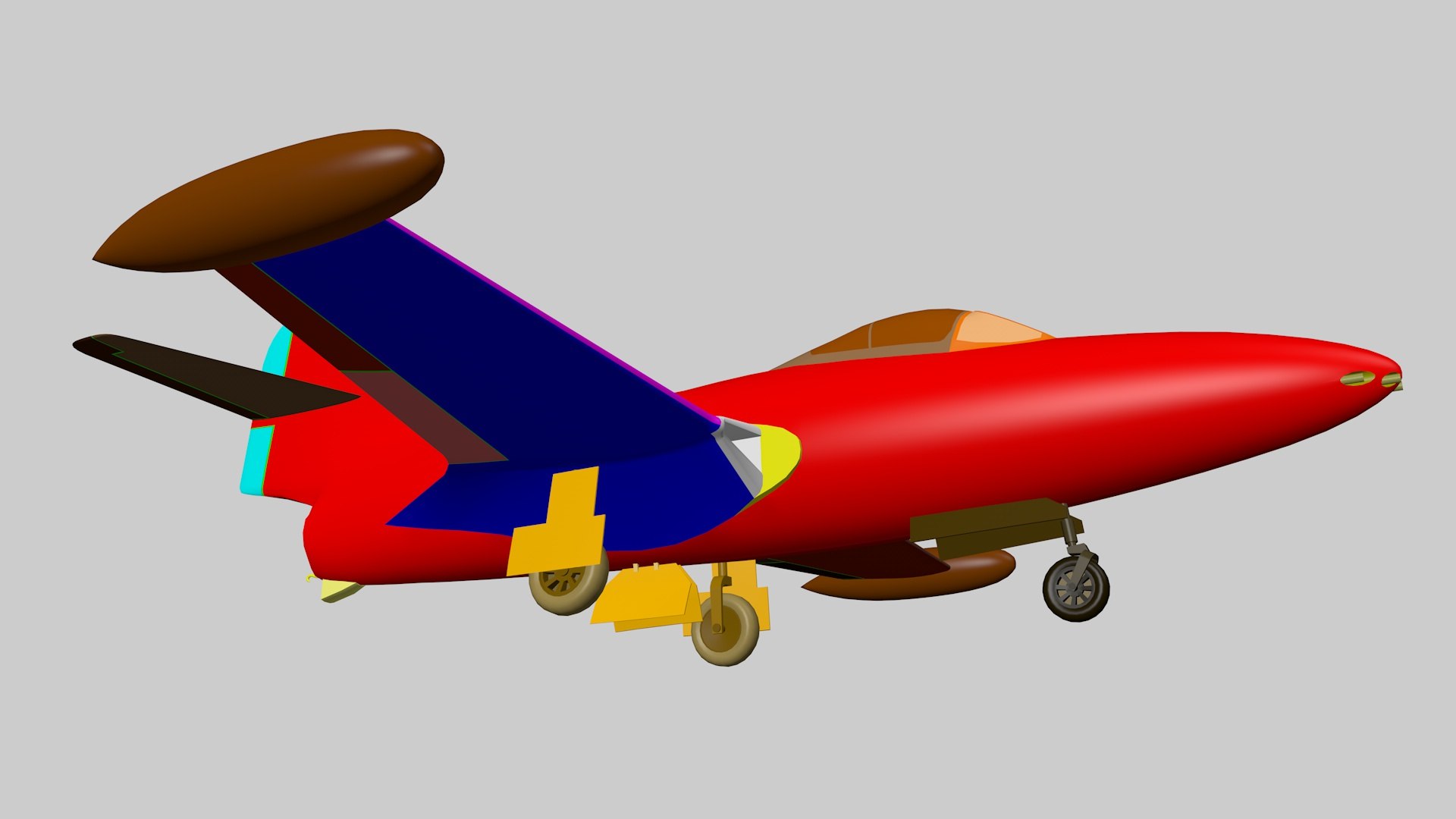 3D F-9F AIRCRAFT - TurboSquid 2085471