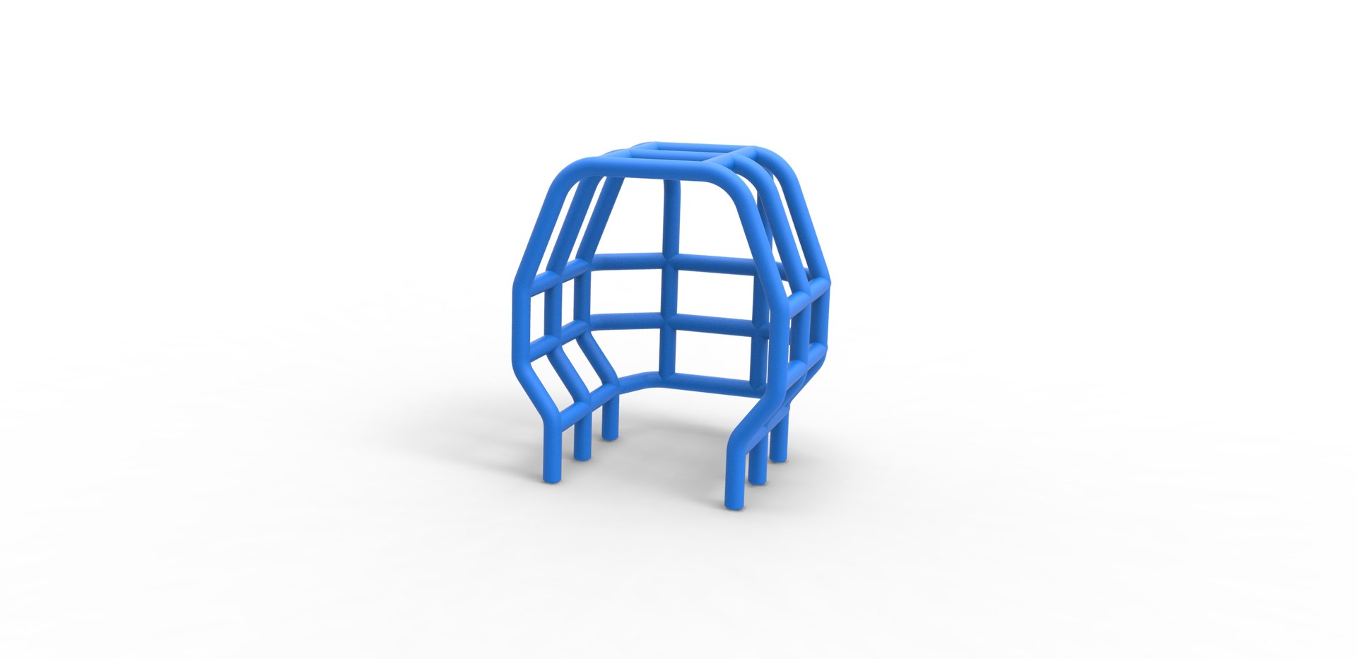 3D Diecast Roll Cage Of Pro Stock Pulling Tractor Scale 1 To 25 ...