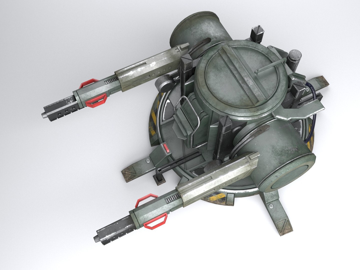 Turret Weapon 3D - TurboSquid 1469672