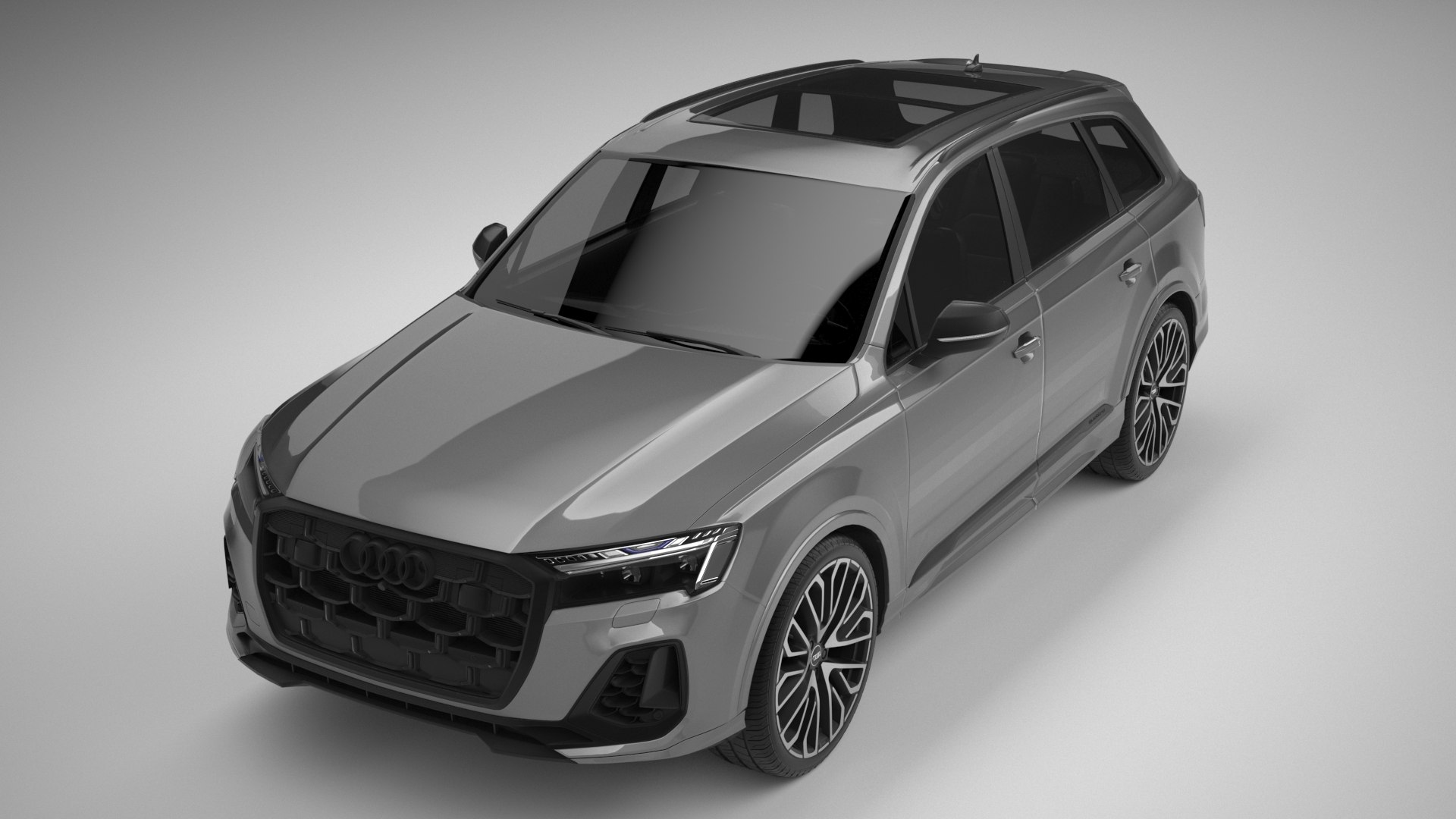 Audi SQ7 2024 Model - TurboSquid 2383915