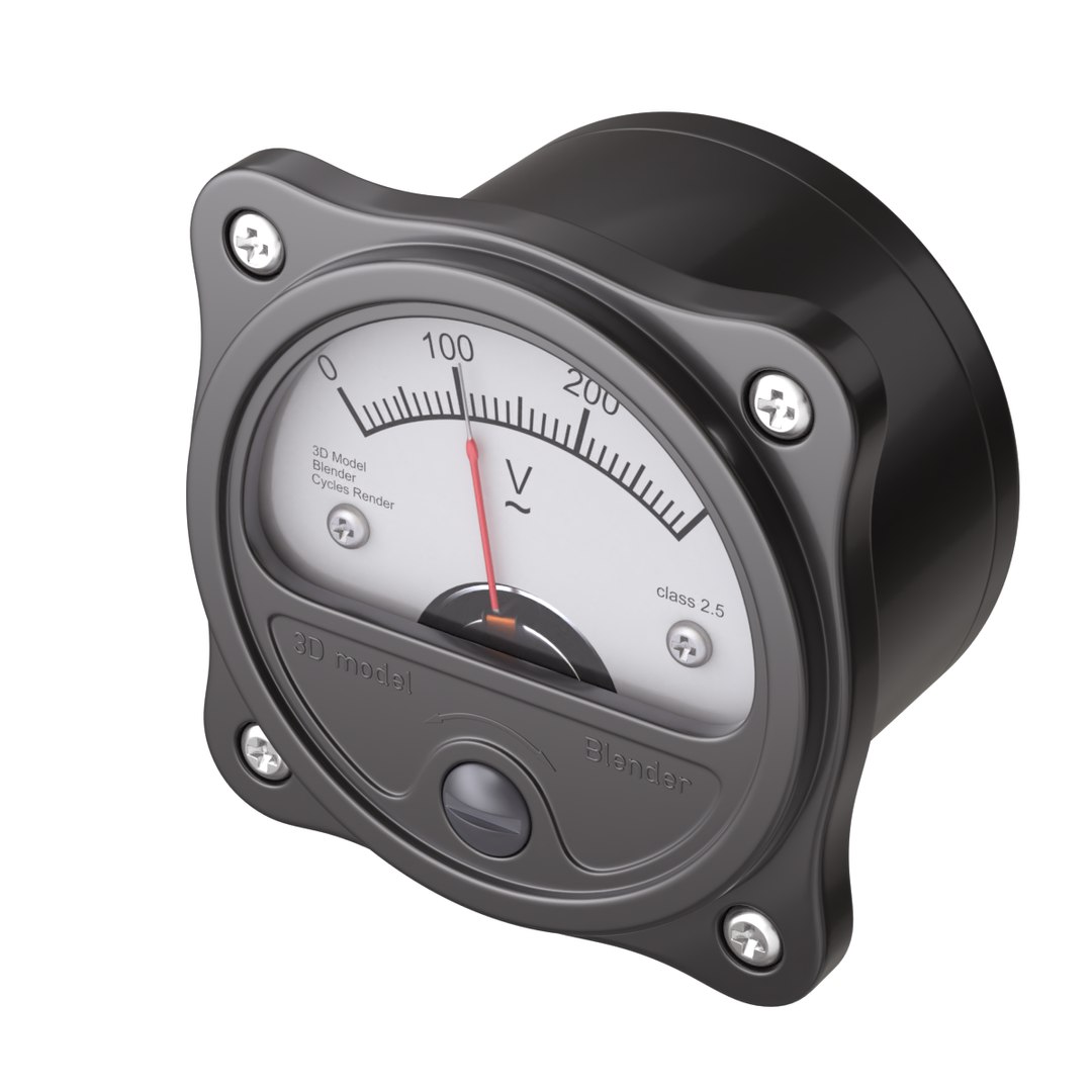 3D Analog Indicator Model - TurboSquid 1243331