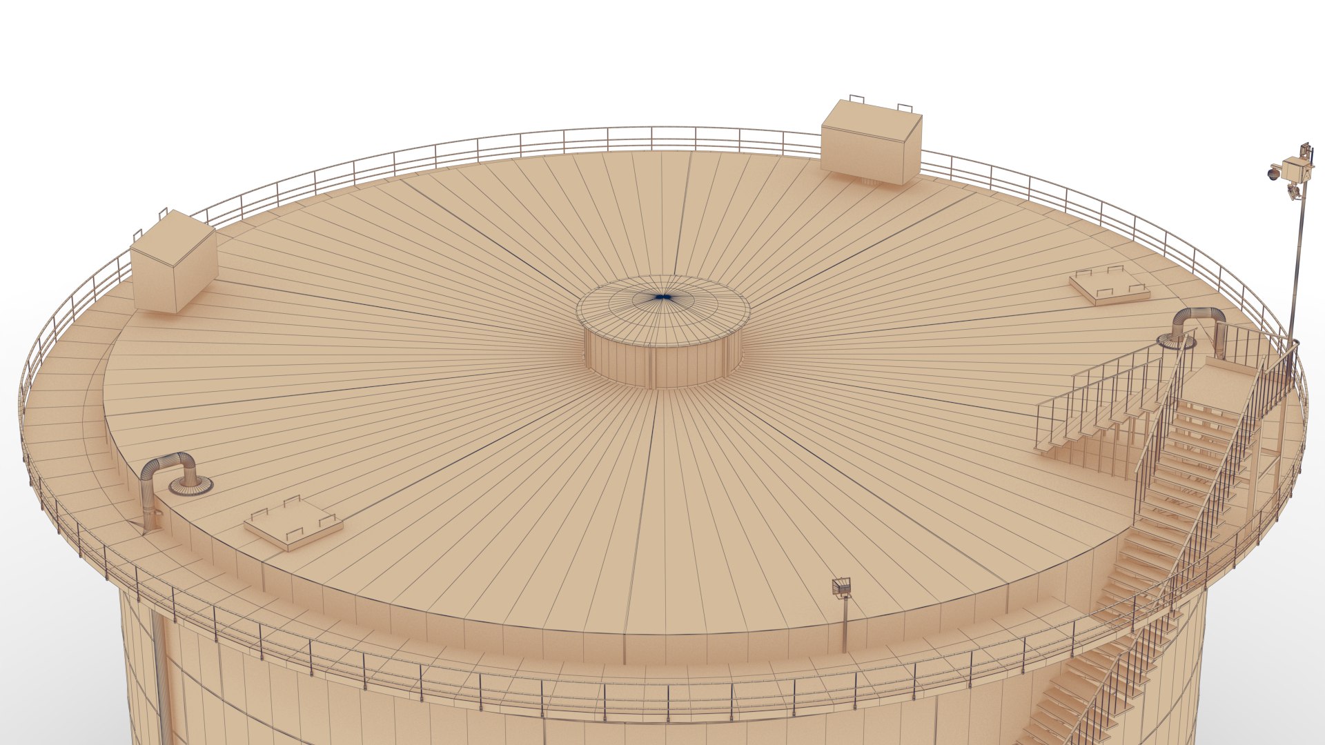 3D Oil Tank Refinery - TurboSquid 2164708