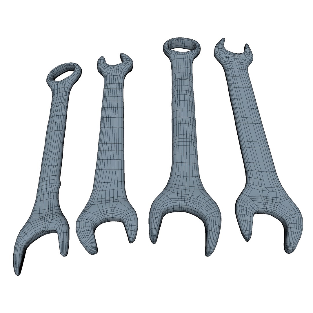 Wrench 3D model - TurboSquid 1259325