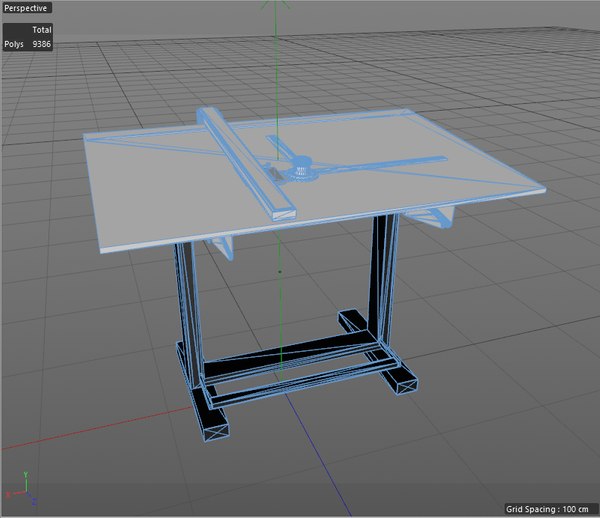 dxf drawing table