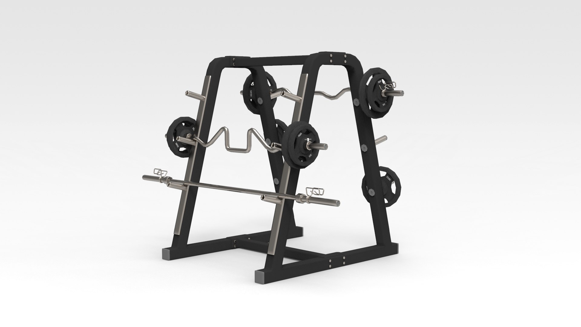 Barbell Stand 3D Model - TurboSquid 1754683