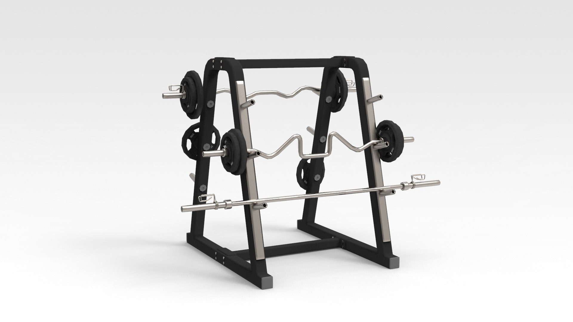 Barbell Stand 3D Model - TurboSquid 1754683