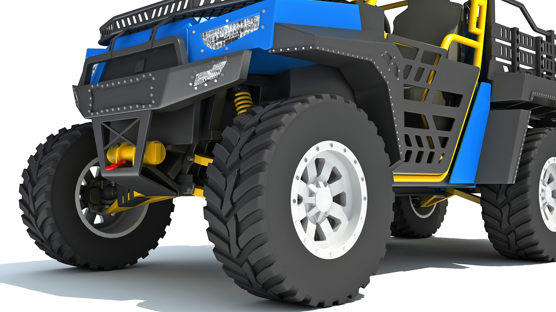 UTV Utility Terrain Vehicle 3D model - TurboSquid 1771231